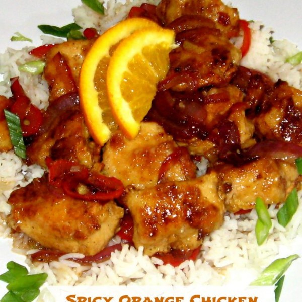 Spicy Orange Chicken - melissassouthernstylekitchen.com