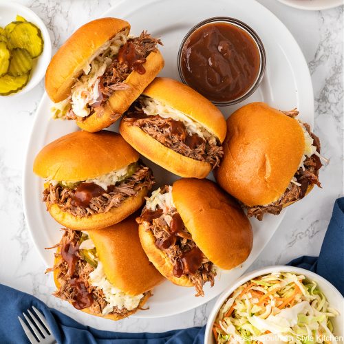 Slow Cooked Pulled Pork Barbecue - melissassouthernstylekitchen.com