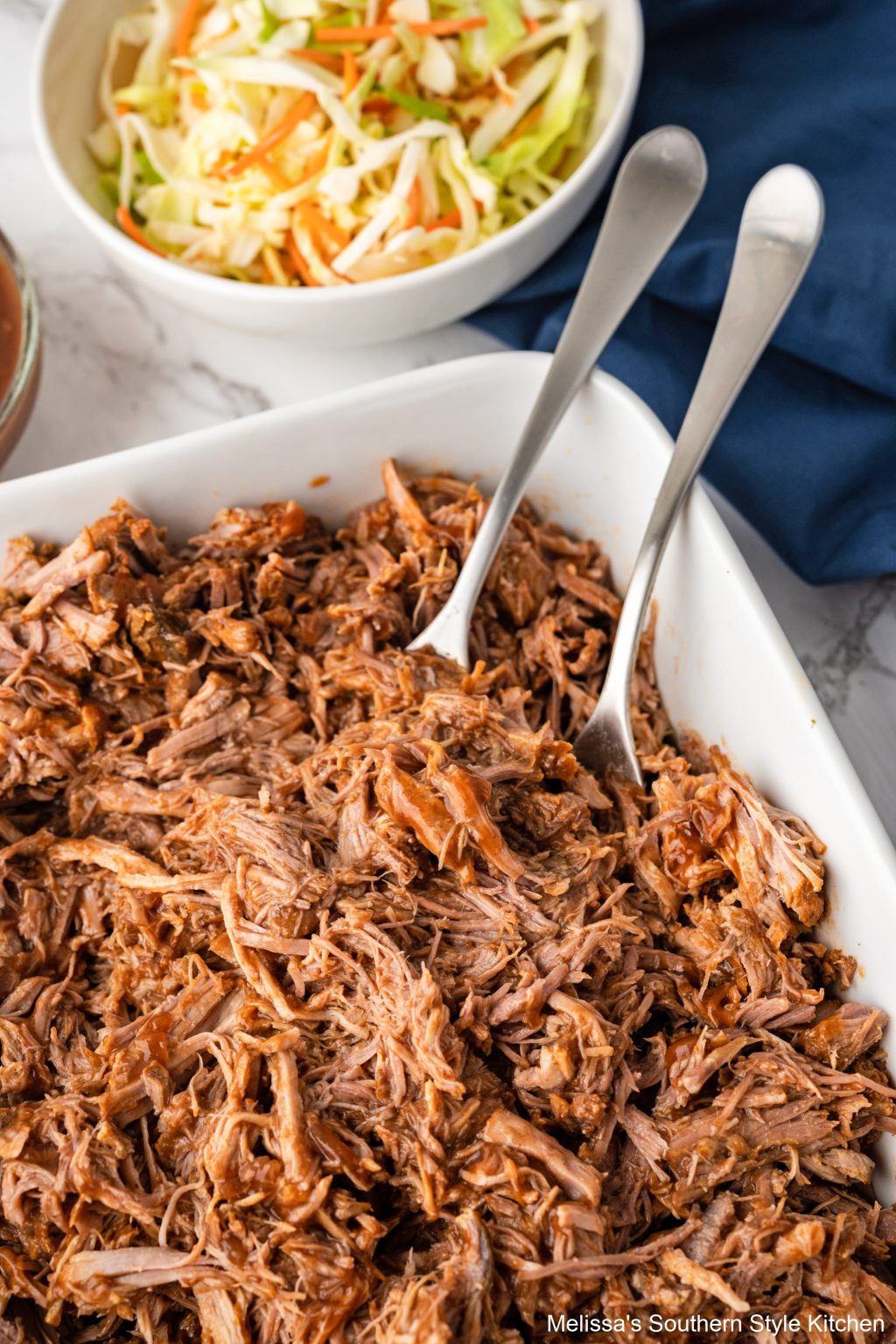 Slow Cooked Pulled Pork Barbecue - melissassouthernstylekitchen.com