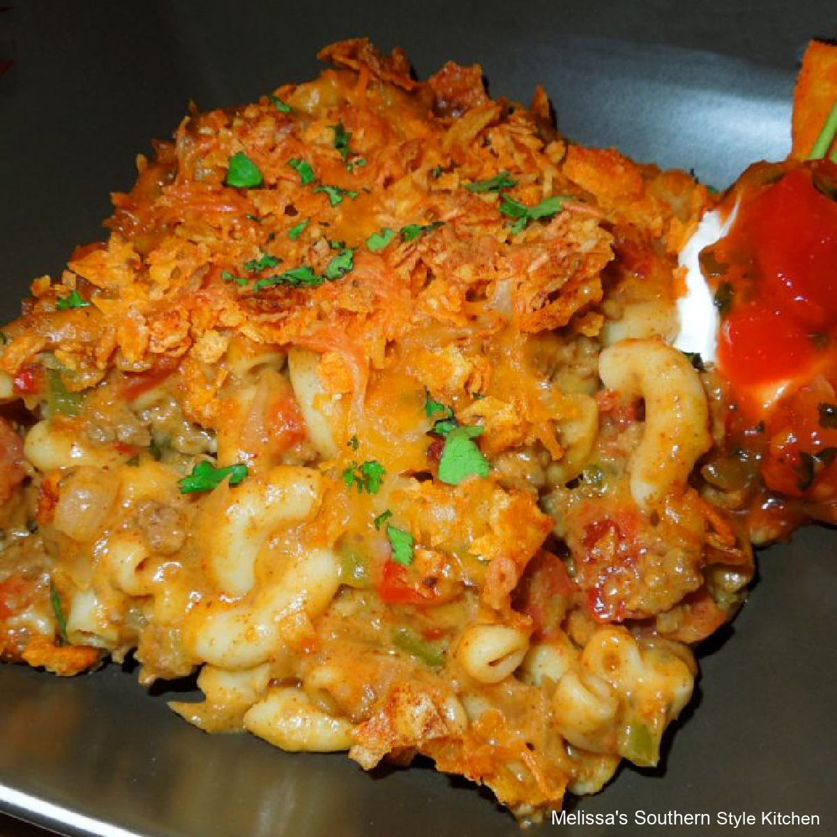 Nacho Beef And Macaroni - melissassouthernstylekitchen.com