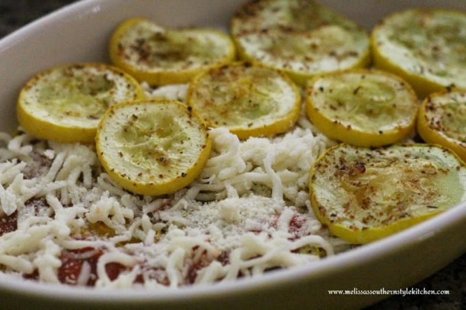 Baked Squash Parmesan - melissassouthernstylekitchen.com