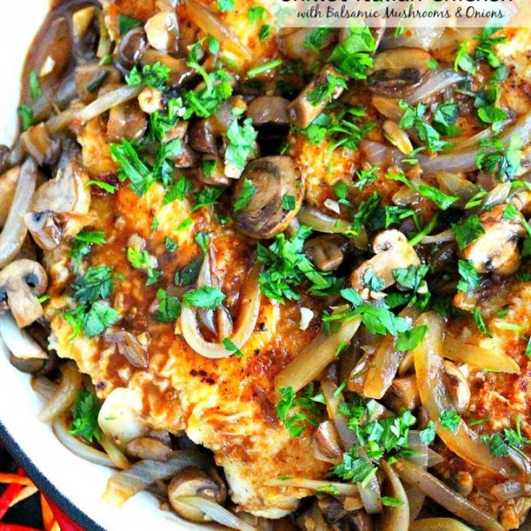 Italian Chicken with Balsamic Mushrooms and Onions ...