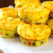 Crustless Mini Vegetable Quiche - melissassouthernstylekitchen.com