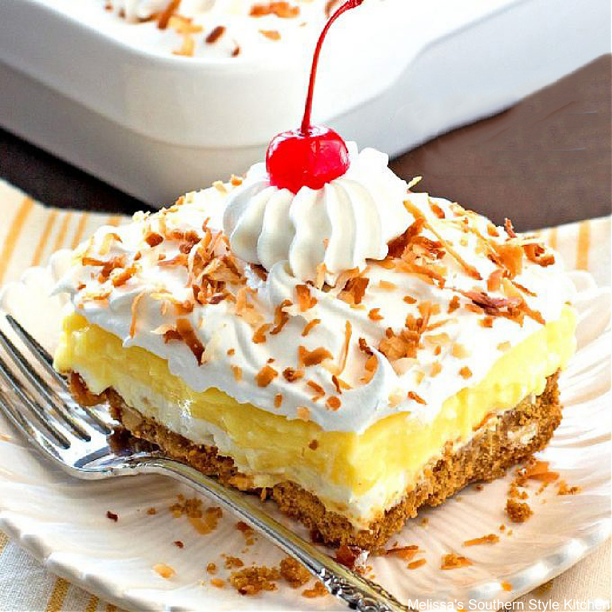 Hawaiian Pineapple Coconut Lush - melissassouthernstylekitchen.com