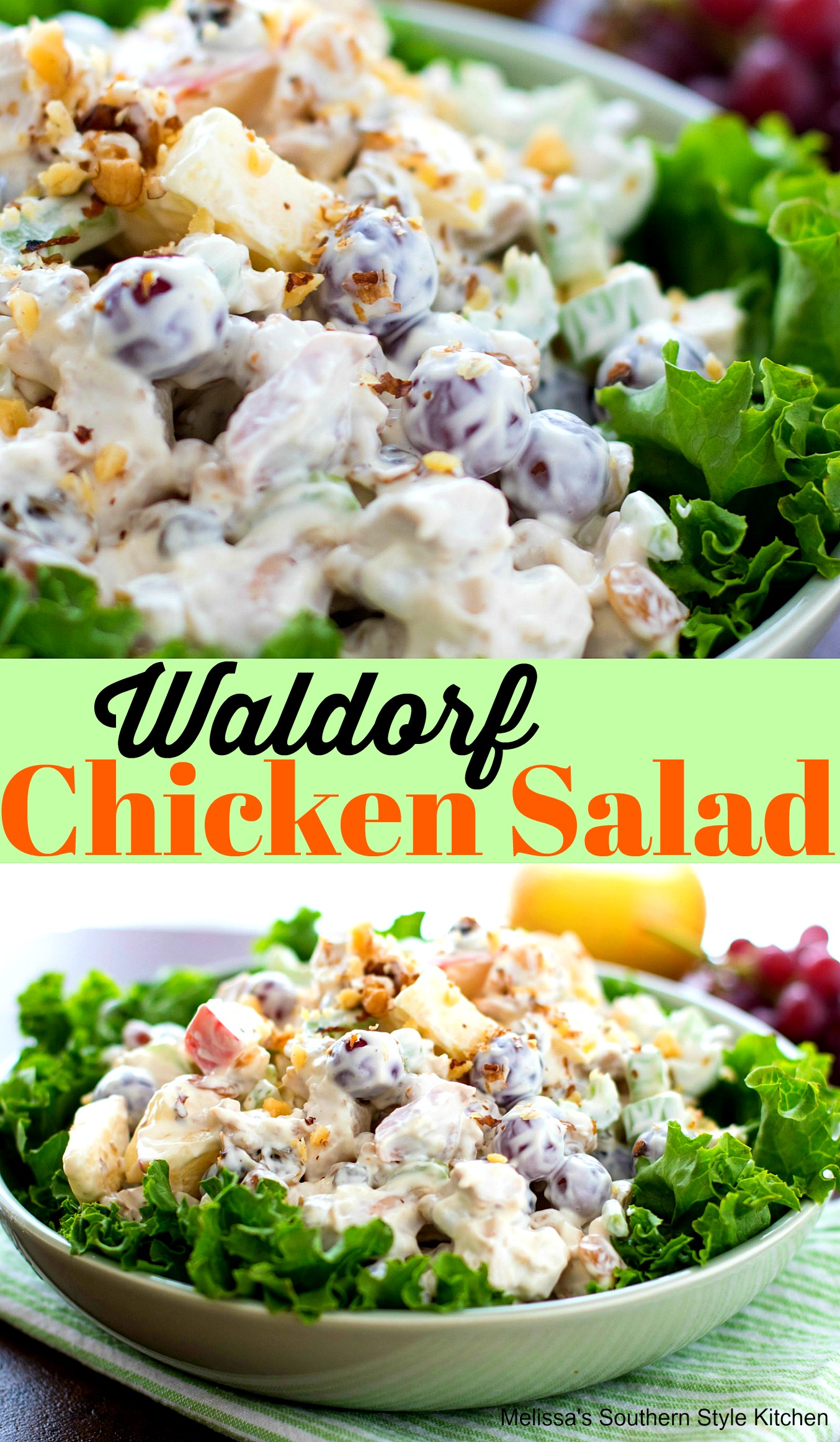 Waldorf Chicken Salad - melissassouthernstylekitchen.com