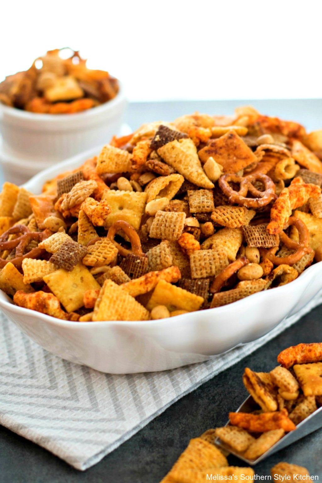 Party Snack Mix - melissassouthernstylekitchen.com