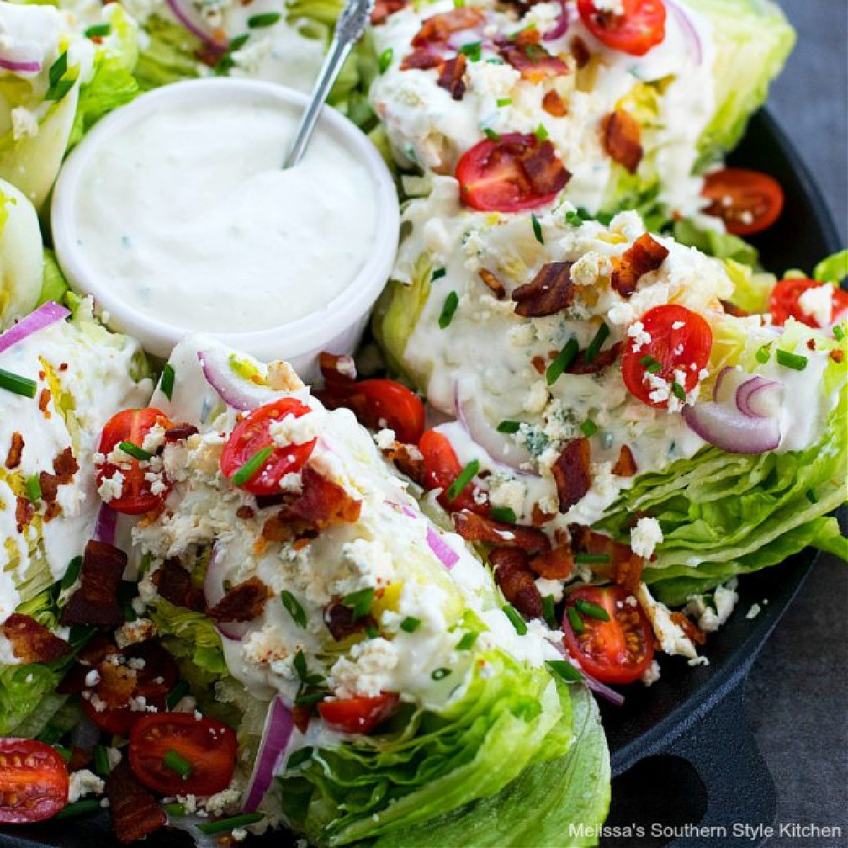Classic Wedge Salad - melissassouthernstylekitchen.com