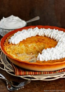 Coconut Chess Pie - melissassouthernstylekitchen.com