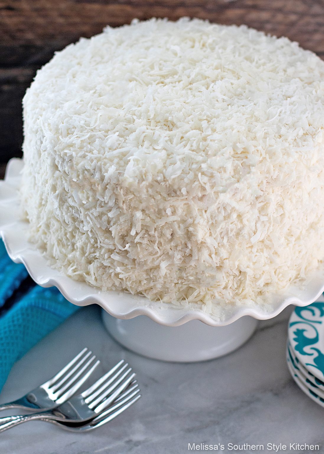 Coconut Layer Cake - melissassouthernstylekitchen.com
