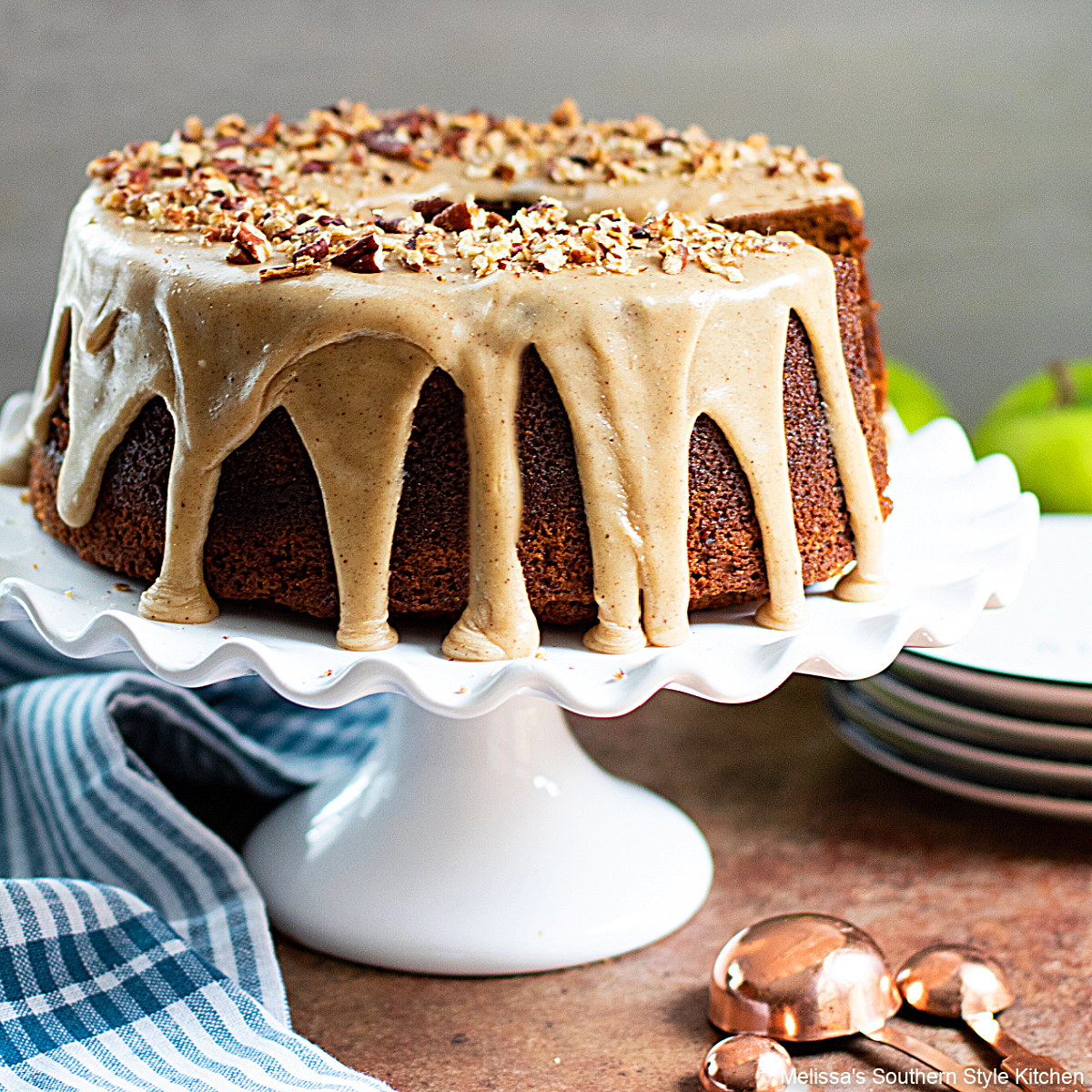 Applesauce Cake with Brown Butter Glaze - melissassouthernstylekitchen.com