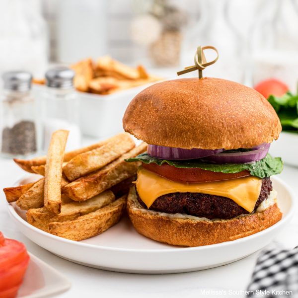Bison Burger Recipe - melissassouthernstylekitchen.com