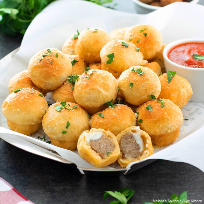 Italian Meatball Bites - melissassouthernstylekitchen.com