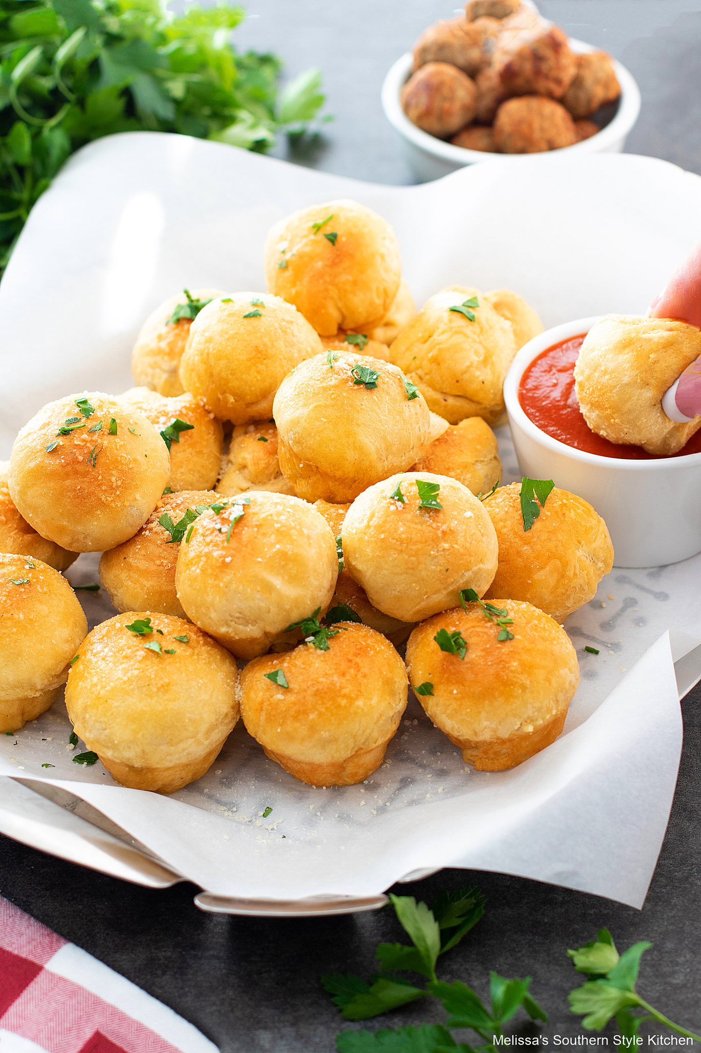 Italian Meatball Bites - melissassouthernstylekitchen.com