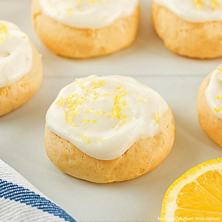 Glazed Lemon Cookies - melissassouthernstylekitchen.com