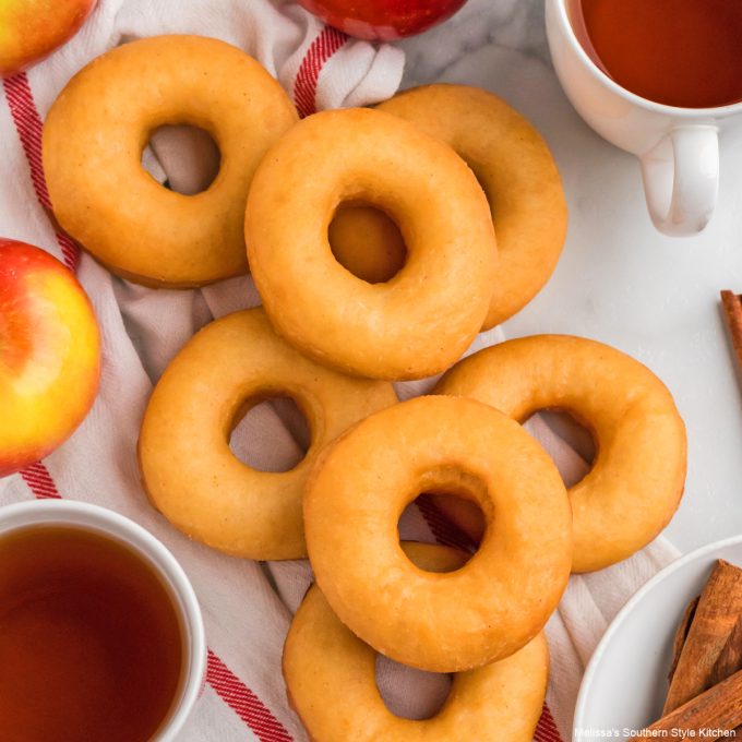 Apple Cider Glazed Doughnuts - melissassouthernstylekitchen.com