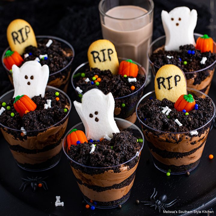 Halloween Pudding Cups - melissassouthernstylekitchen.com