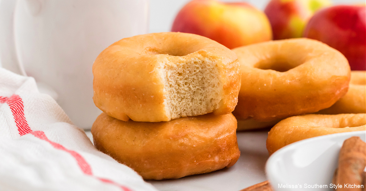 Apple Cider Glazed Doughnuts - melissassouthernstylekitchen.com