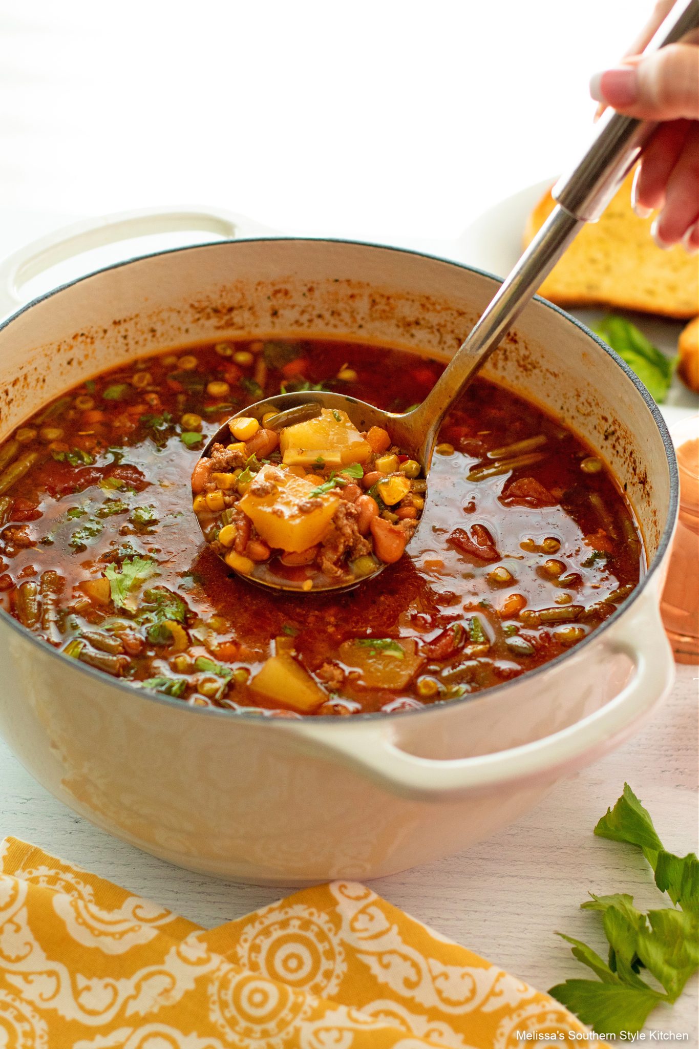 Hamburger Soup Recipe - melissassouthernstylekitchen.com