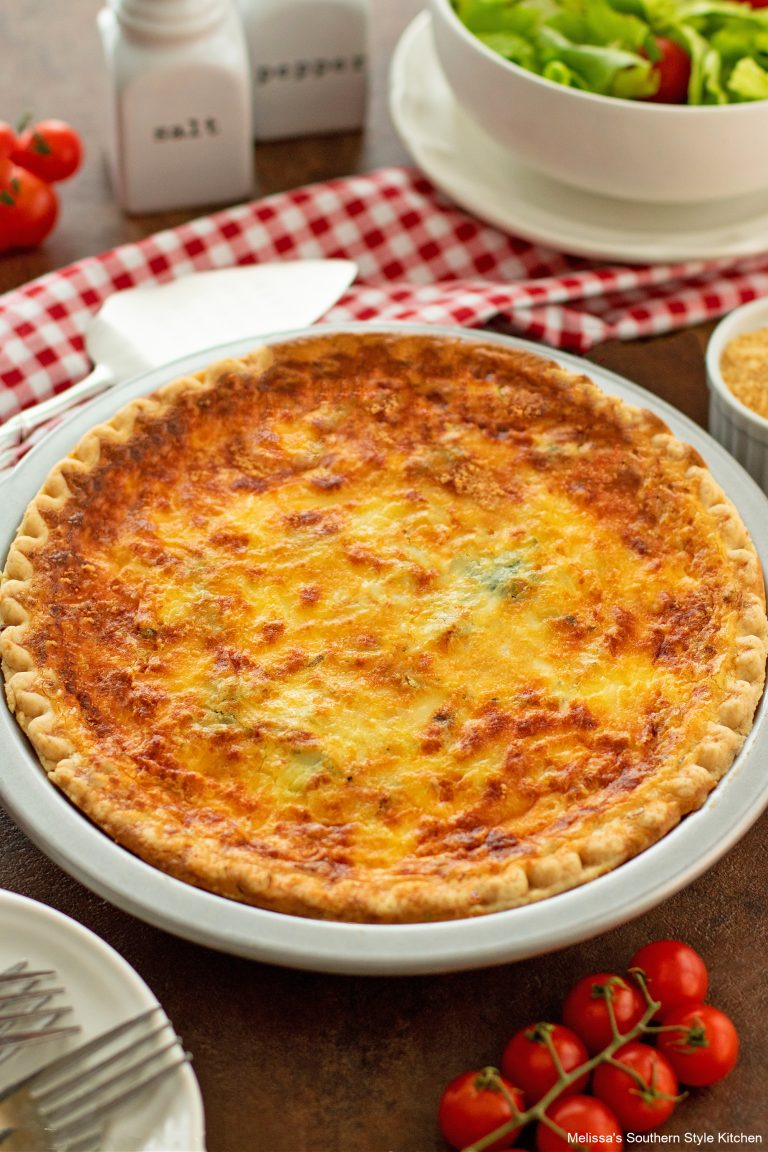 Ricotta Spinach Quiche - melissassouthernstylekitchen.com