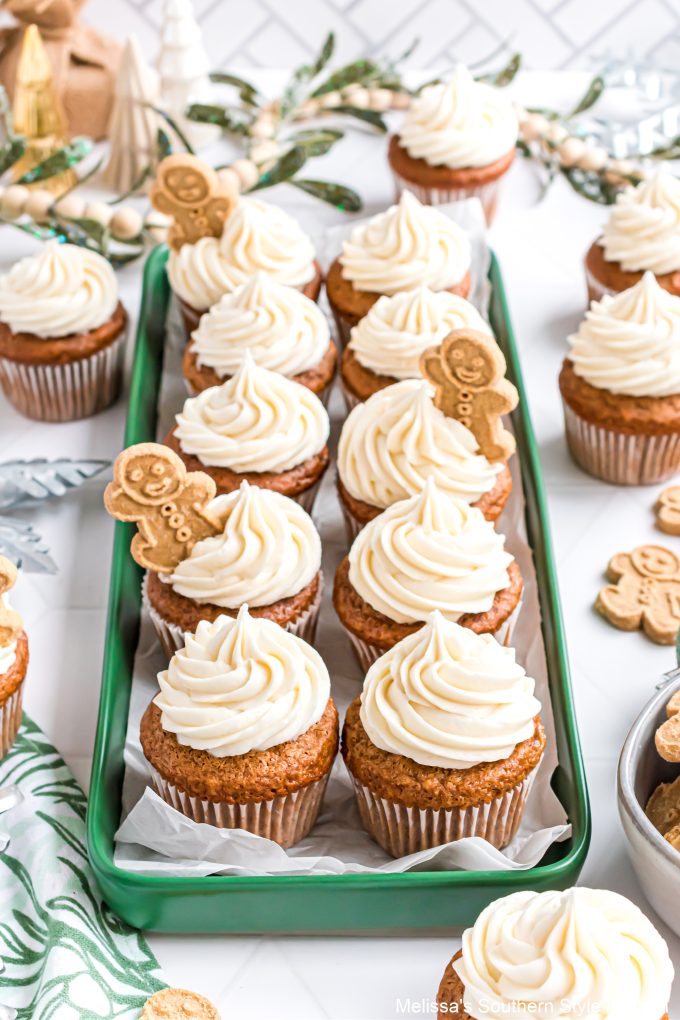 Gingerbread Cupcakes - melissassouthernstylekitchen.com