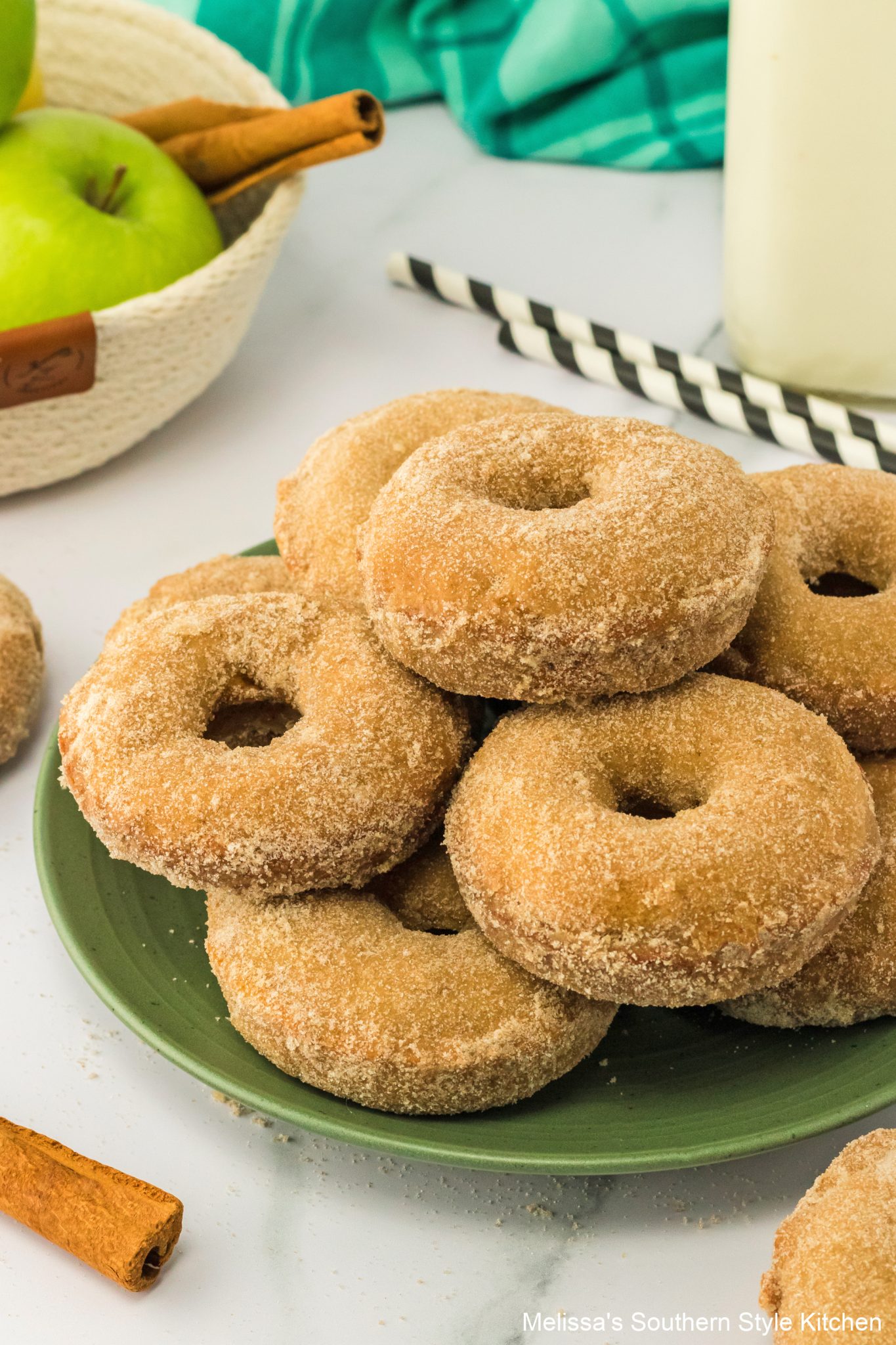 Apple Cider Doughnuts - melissassouthernstylekitchen.com