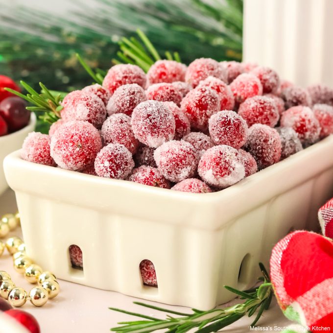 Sugared Cranberries - melissassouthernstylekitchen.com