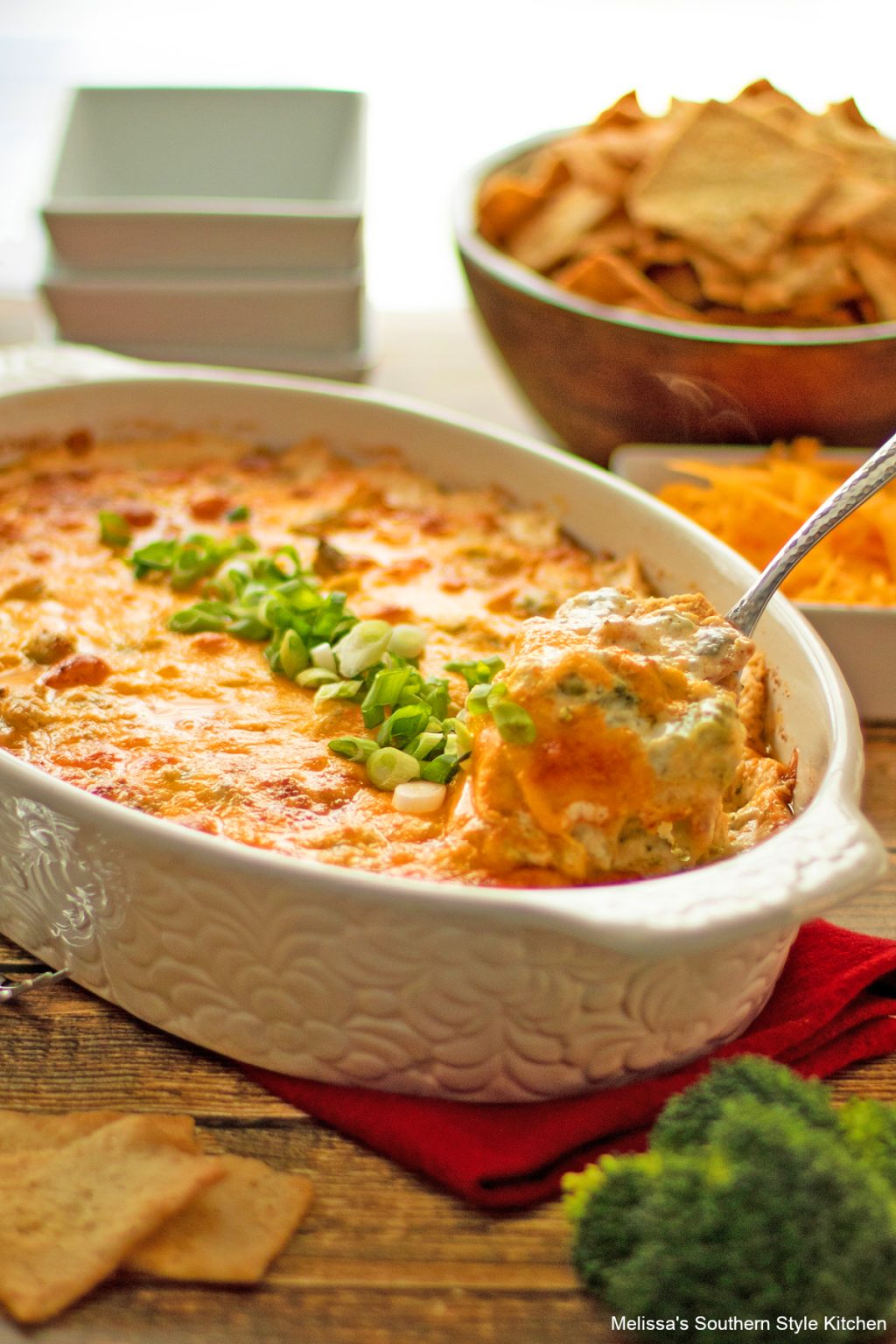 Broccoli Cheese Dip - melissassouthernstylekitchen.com