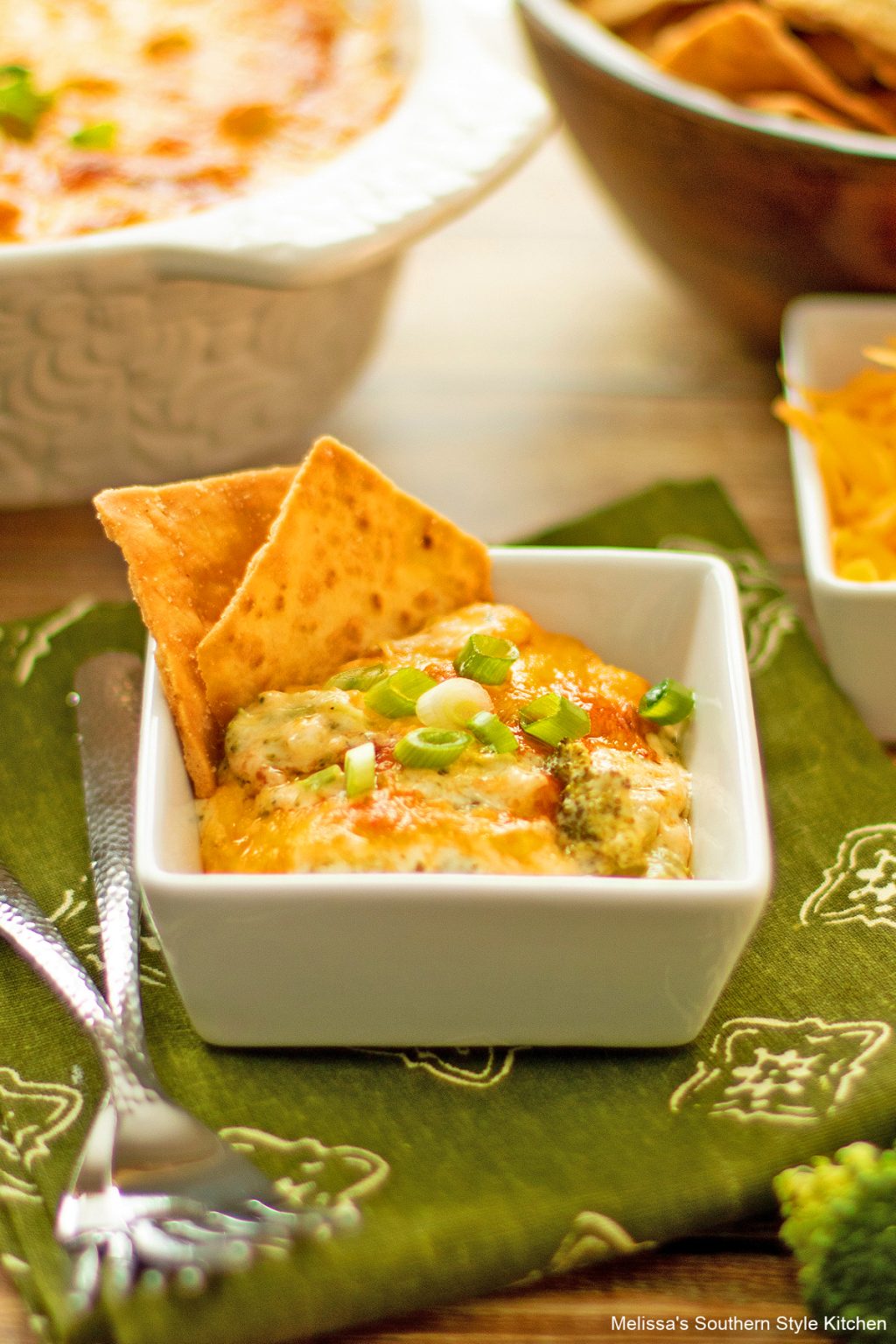 Broccoli Cheese Dip - melissassouthernstylekitchen.com