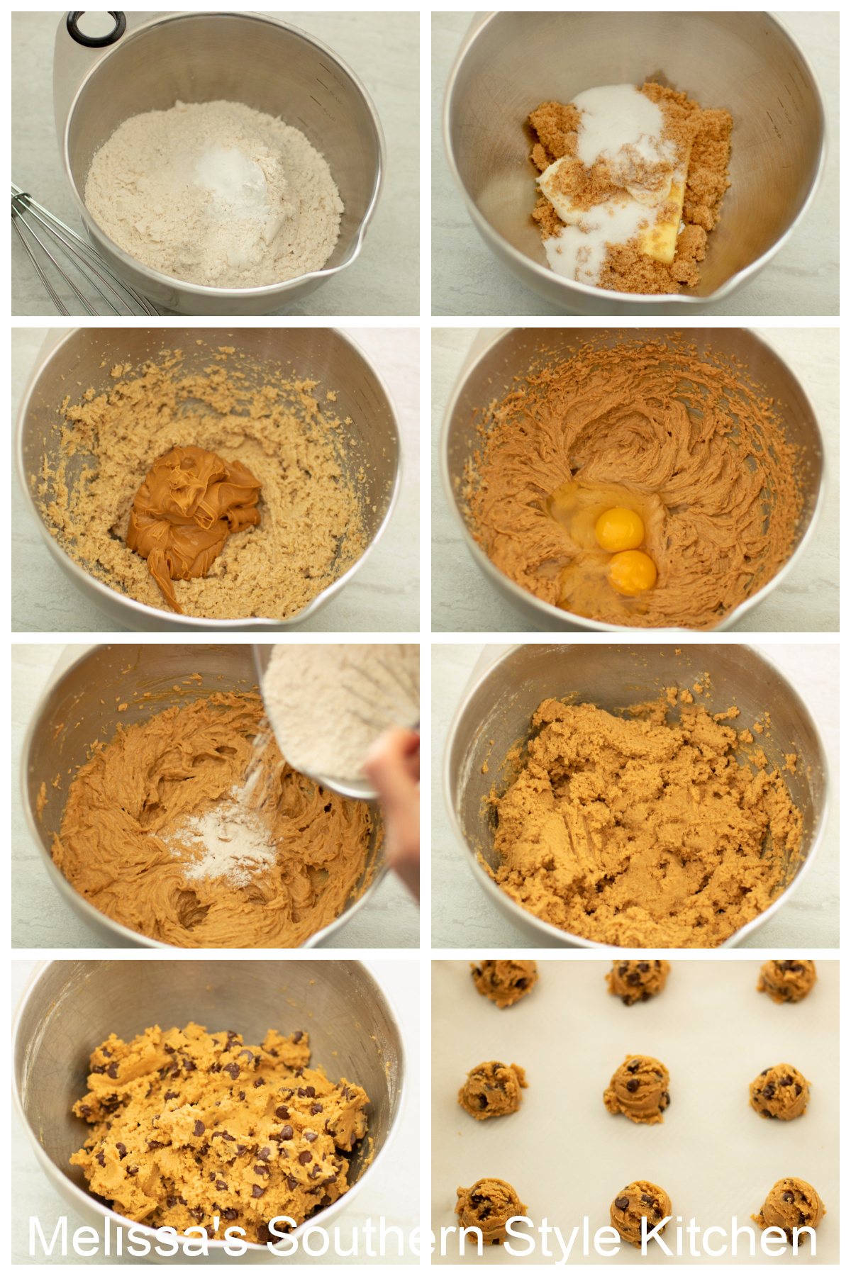 Peanut Butter Chocolate Chip Cookies - melissassouthernstylekitchen.com