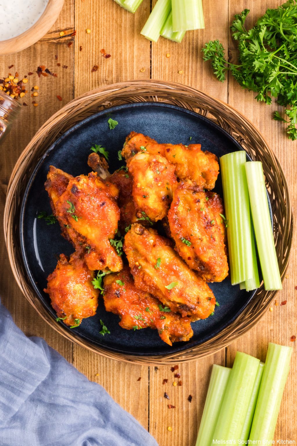 Hot Honey Chicken Wings - melissassouthernstylekitchen.com