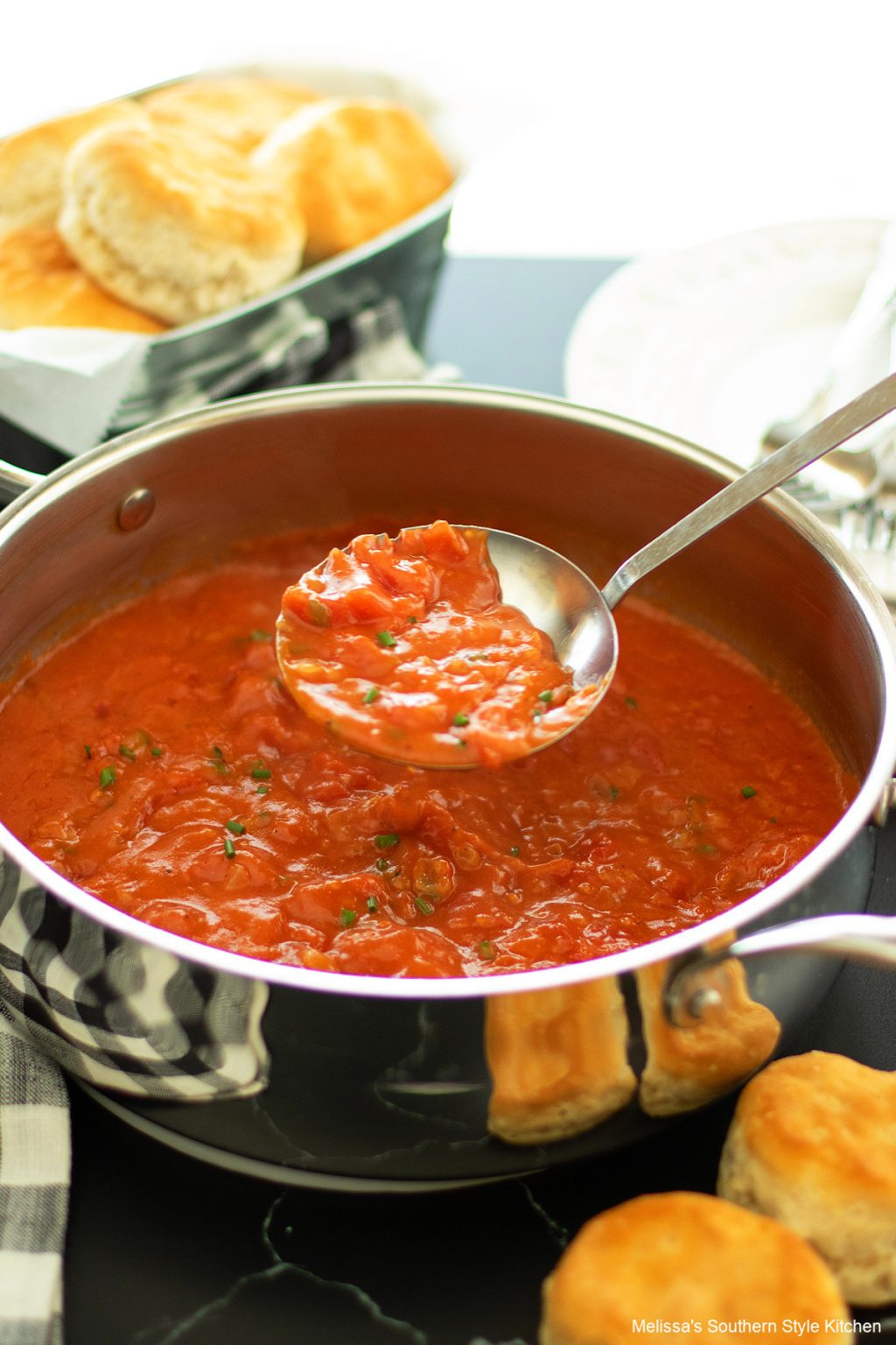 Tomato Gravy - melissassouthernstylekitchen.com
