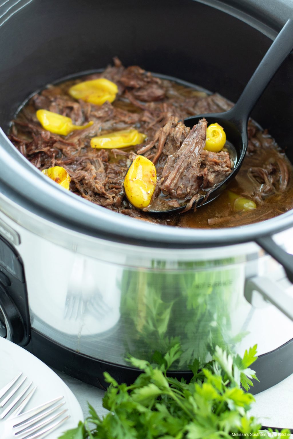 Mississippi Pot Roast - melissassouthernstylekitchen.com
