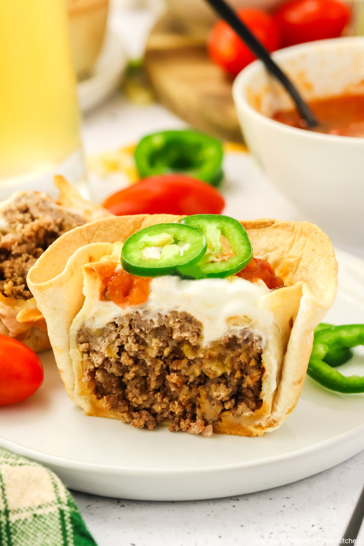 Taco Cups Recipe - melissassouthernstylekitchen.com