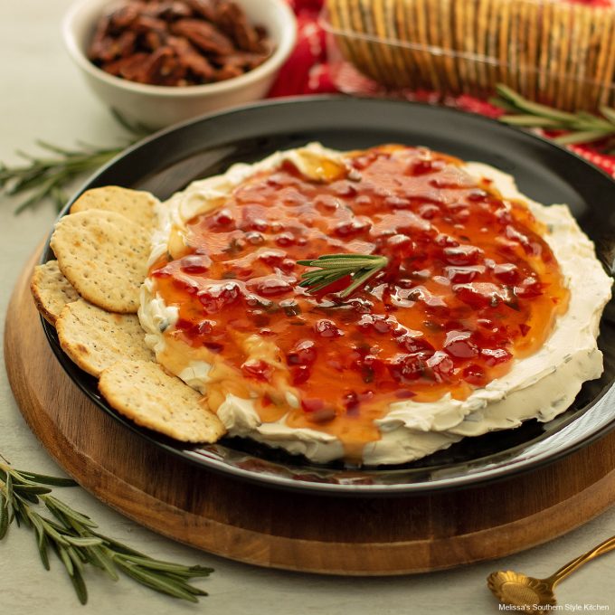 Pepper Jelly Cream Cheese - melissassouthernstylekitchen.com