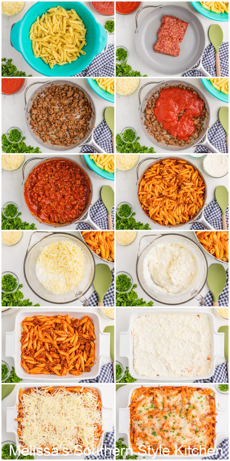 Baked Mostaccioli - melissassouthernstylekitchen.com