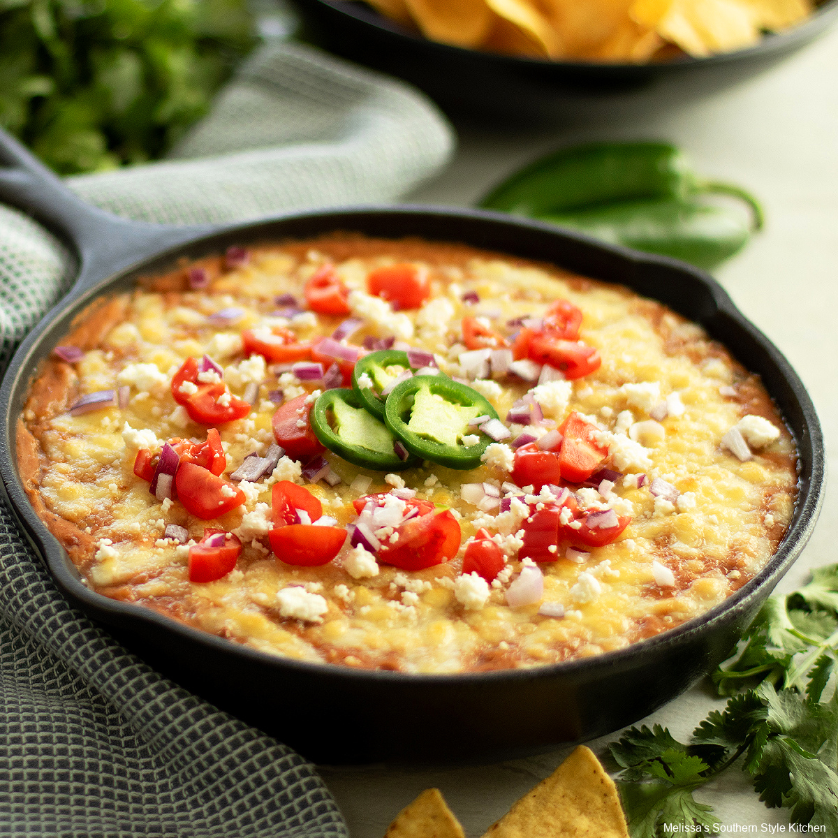 Bean Dip - melissassouthernstylekitchen.com