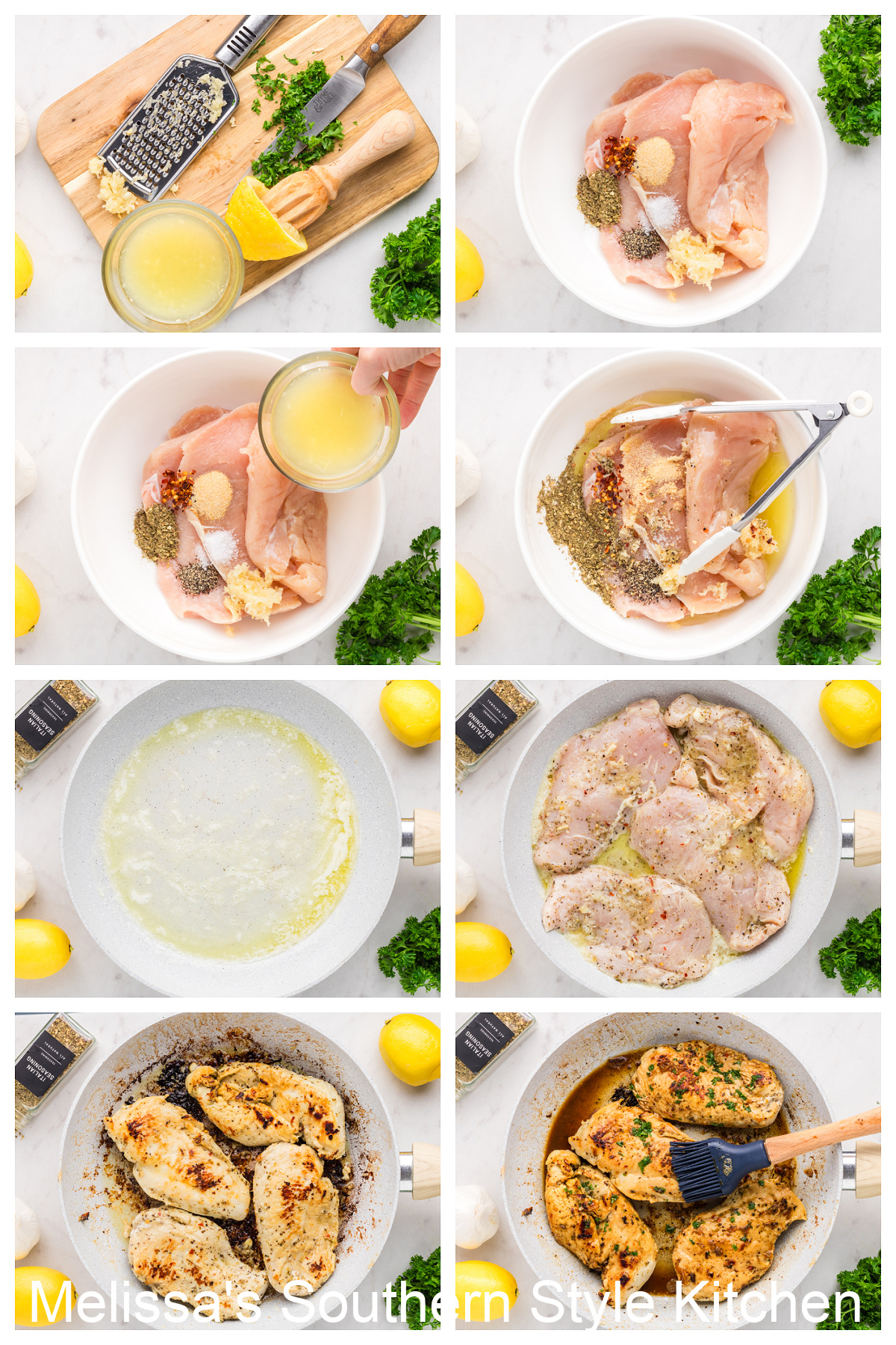 Lemon Garlic Chicken - melissassouthernstylekitchen.com