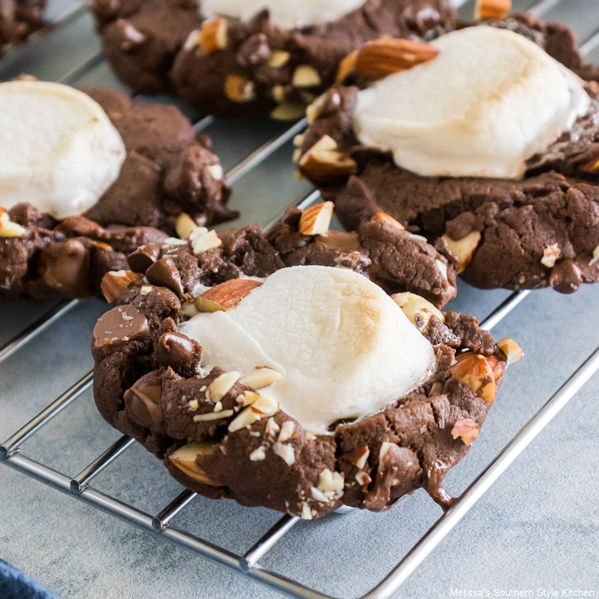 Rocky Road Cookies - melissassouthernstylekitchen.com