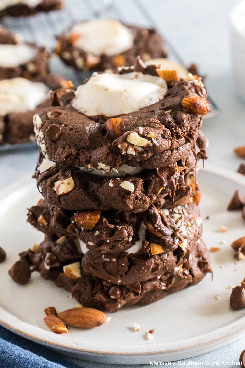 Rocky Road Cookies - melissassouthernstylekitchen.com