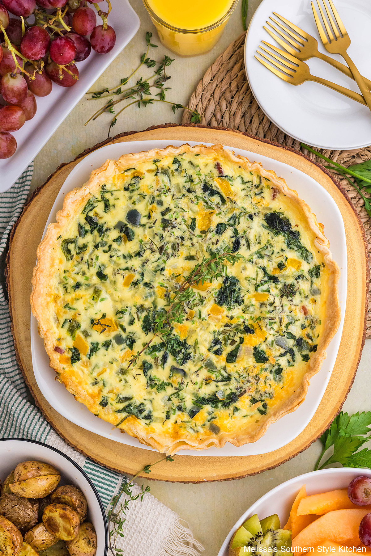 Easy Quiche Recipe - melissassouthernstylekitchen.com