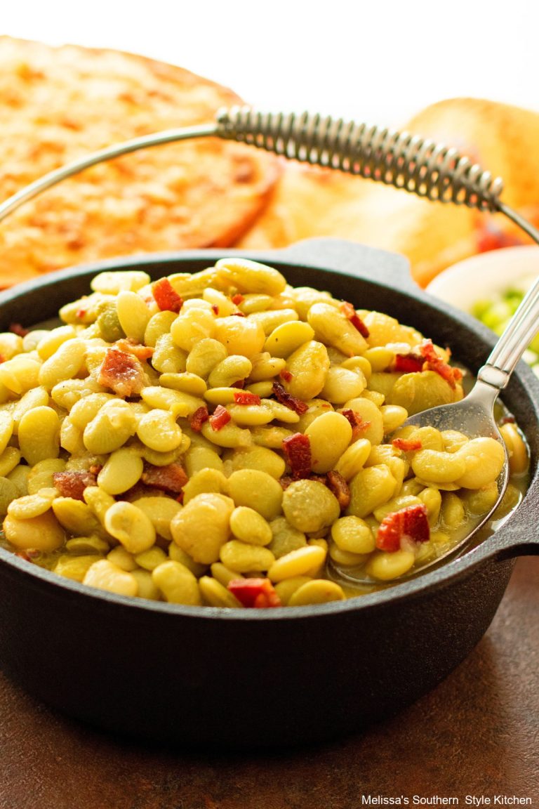 Lima Beans Recipe - melissassouthernstylekitchen.com