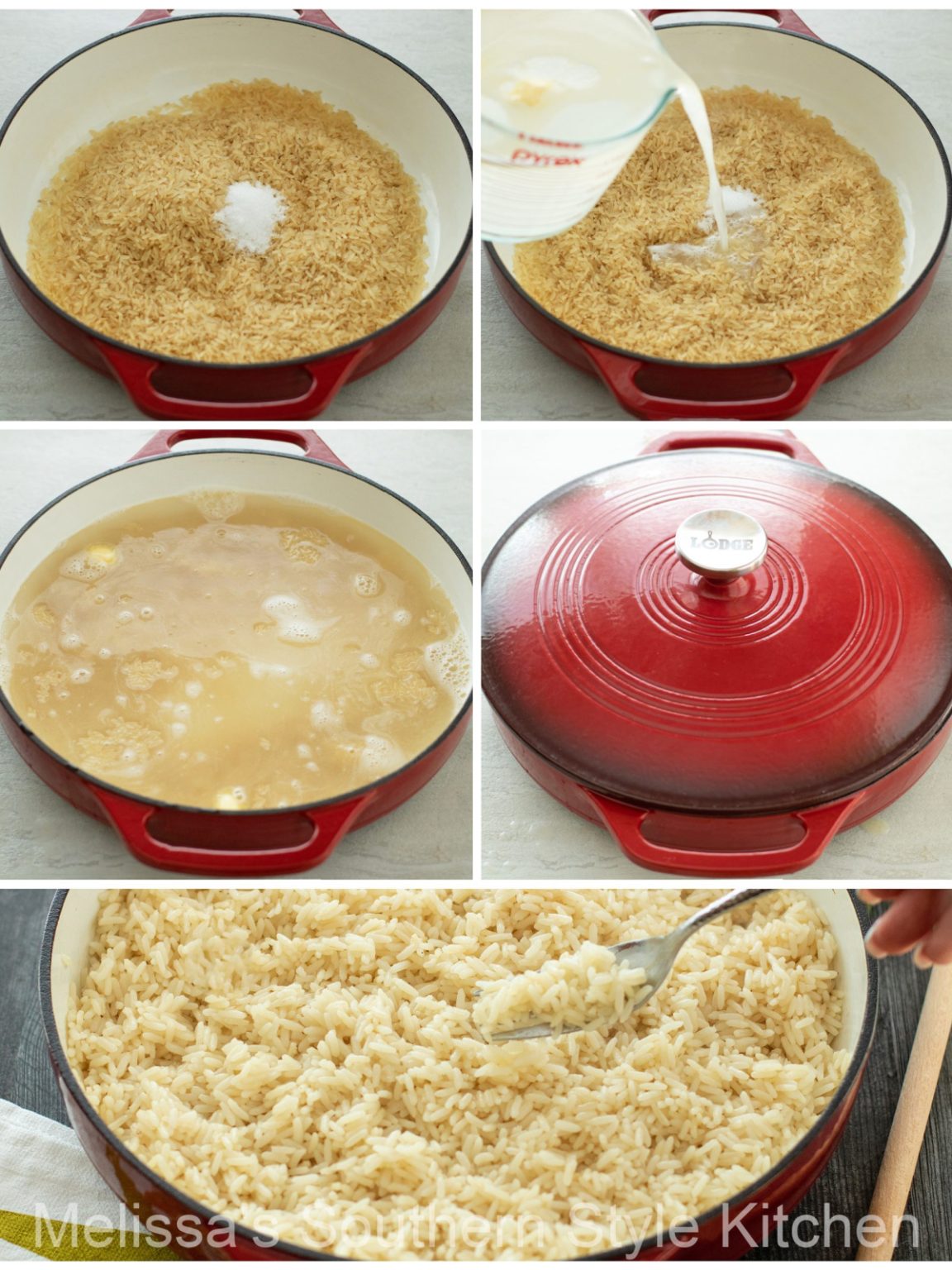 Oven Baked Rice - melissassouthernstylekitchen.com