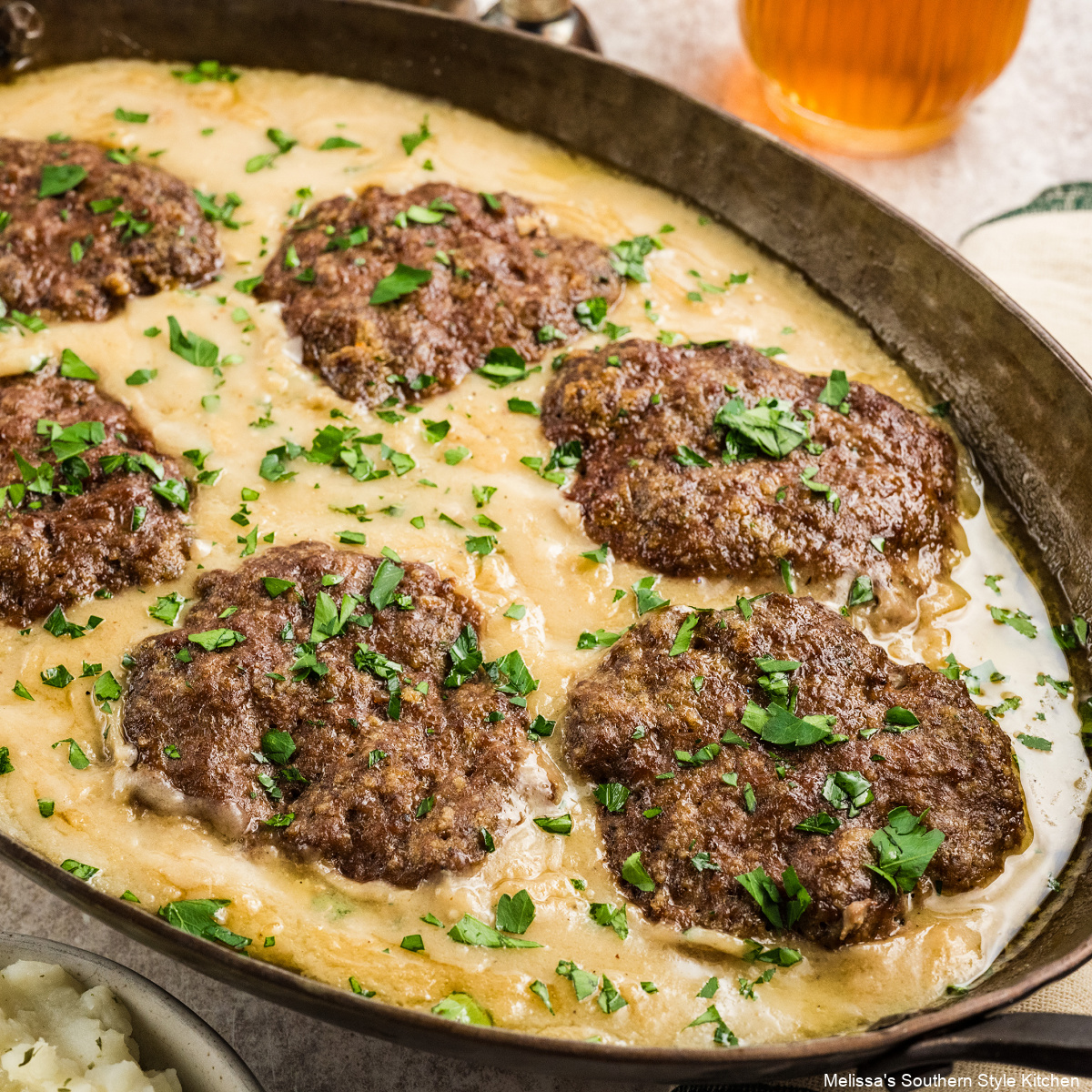 Oven Baked Hamburger Steak
